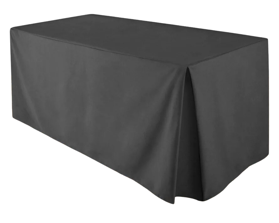 Couvre table noir pour table rectangulaire de 6 pieds - Le Vaisselier ...