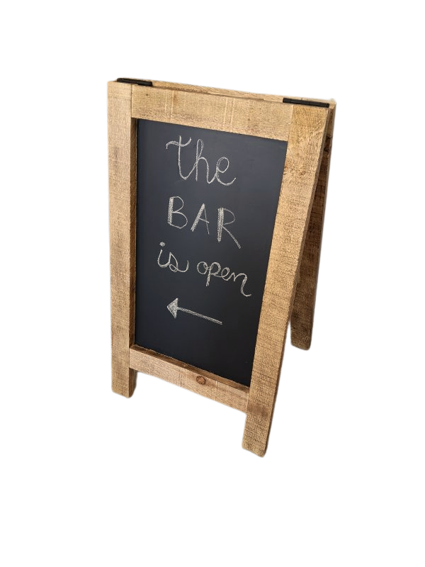 Affiche craie rustique - Le Vaisselier - Tout pour une réception réussie